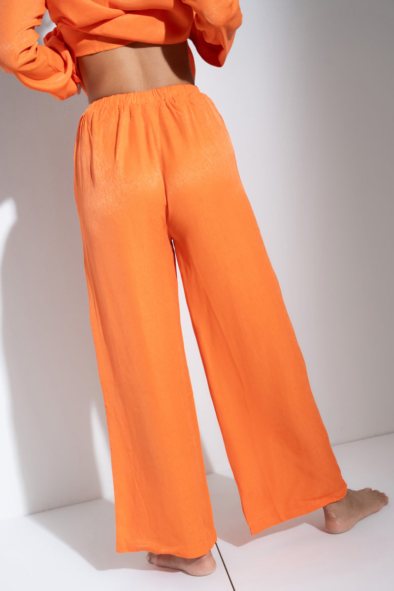 Drawstring Pant - Tangerine – Be Idle